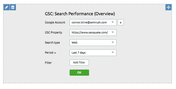 Google Analytics and Search Console with SEMrush - Getting Started ...