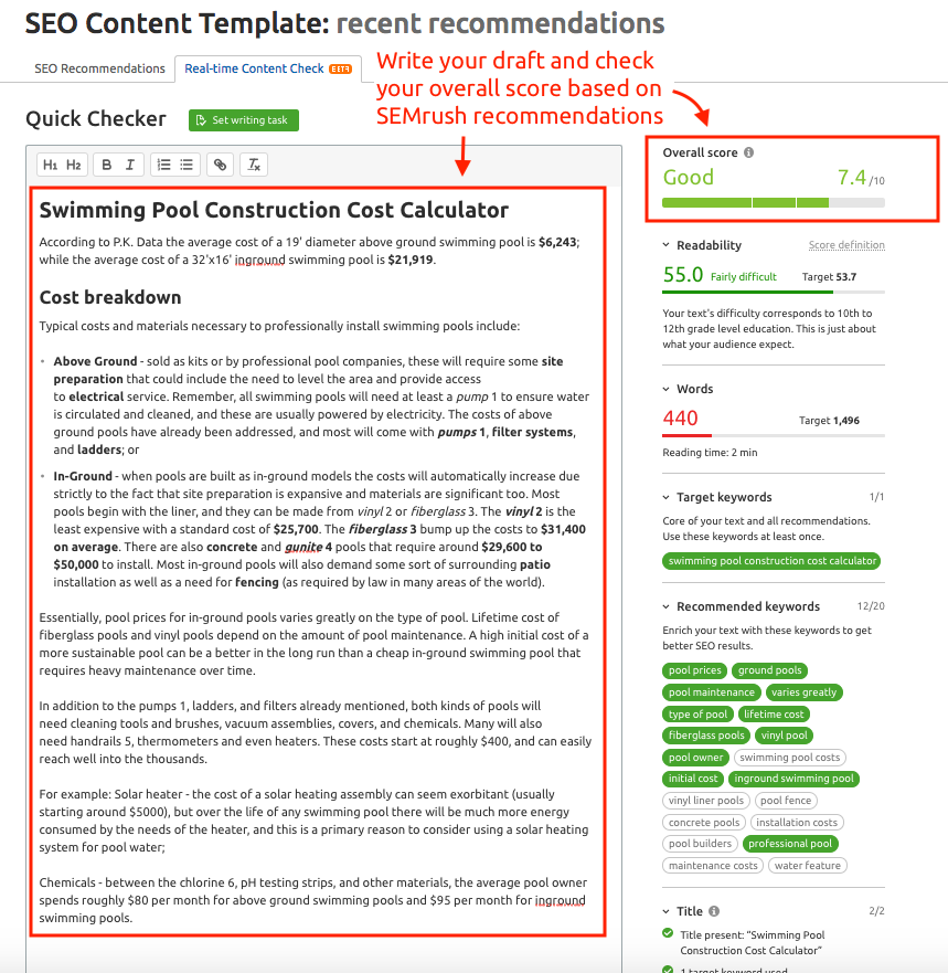 Workflow: How To Optimize Your Website For Target Keywords : r/SEMrush