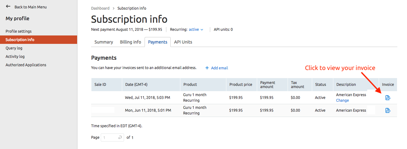 Facturation et compte | SEMrush Français